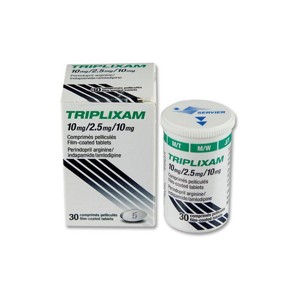 TRIPLIXAM Perindopril Arginine / Indapamide / Amlodipine Besilate 10mg ...